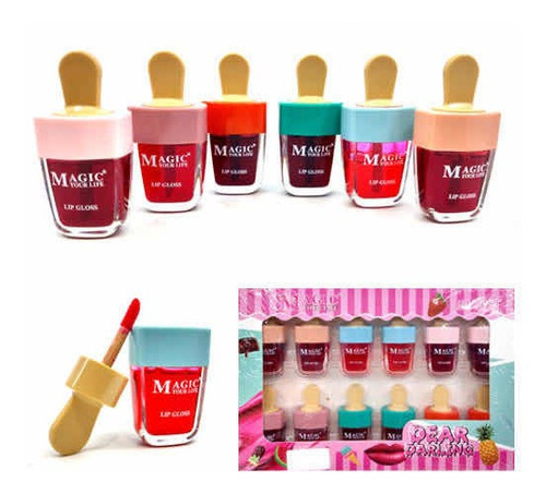 Tinta Para Labios En Forma De Paleta 12pz Mercadolibre