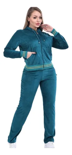 Conjunto Feminino Plush Moletom Veludo Confortável Inverno | Frete grátis Conjunto Feminino Plush Moletom Veludo Confortável Inverno | Frete grátis