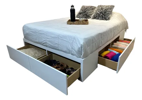 Box De Cama Base Sommier Con Cajonera Zapatero Y Baulera Box De Cama Base Sommier Con Cajonera Zapatero Y Baulera