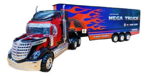 Trailer Con Caja Carga Rojo | MercadoLibre