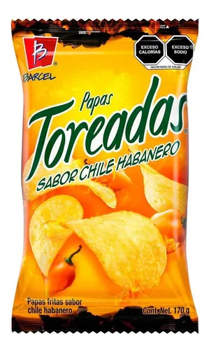 Papas Fritas Barcel Toreadas Chile Habanero 170g | MercadoLibre