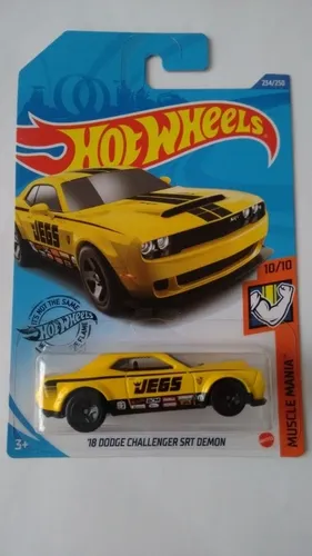 Hot Wheels 18 Dodge Challenger Srt Demon De Colección Mercadolibre
