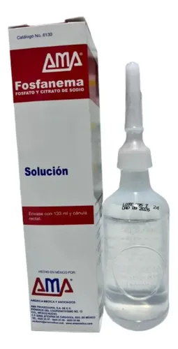 Enema Fosfatado (fosfanema) De 133 Ml Caja C/25 Piezas | Envío gratis