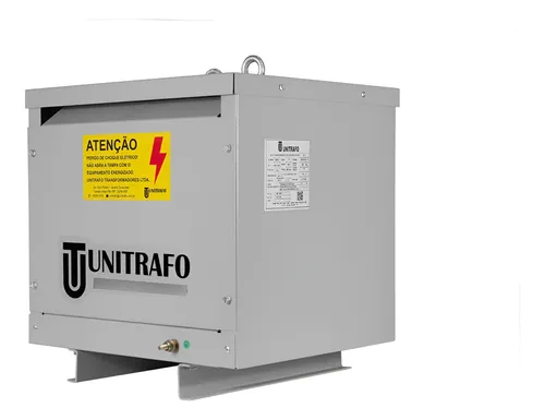 Auto Transformador Trifásico A Seco 15 Kva (k1) 220/380 Vy Cinza | Parcelamento sem juros