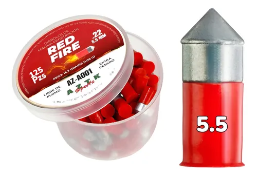 125 Diabolos De Acero Aztk Red Fire 5.5 Maxima Penetracion | Envío gratis