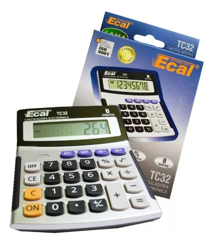 Calculadora Ecal 8 Dígitos Tc32