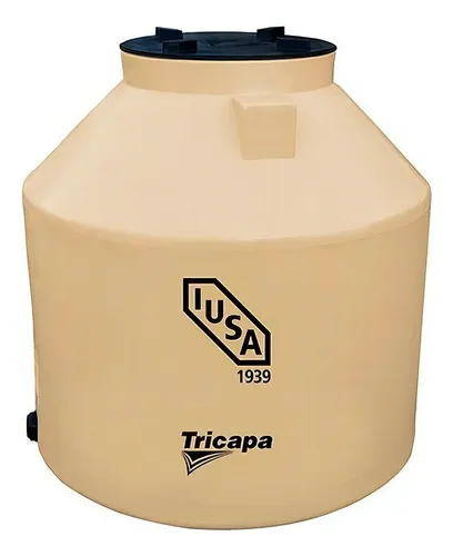 Tinaco Para Agua Iusa Iusa Tricapa Vertical Polietileno De Alta
