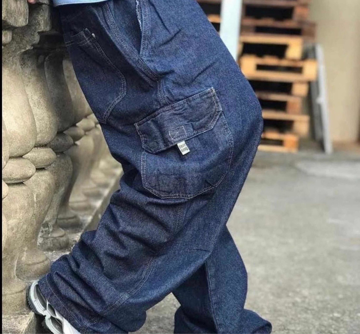 Calça Cargo Jeans Dazzling Original Com Bolsos Lateral Frete Grátis