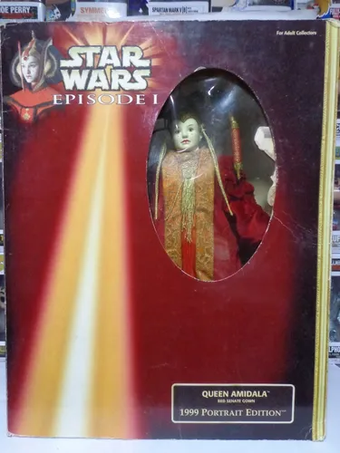 Queen Amidala Red Senate Gown 1999 Portrait Star Wars Envío Gratis