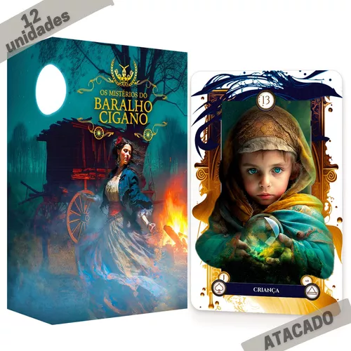 Kit 12 Tarot Baralho Cigano 36 Cartas Plastificado Atacado