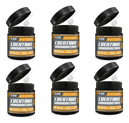 6x Creatina Monohidratada Pro 3 0 300g Sabor Tangerina Fnb