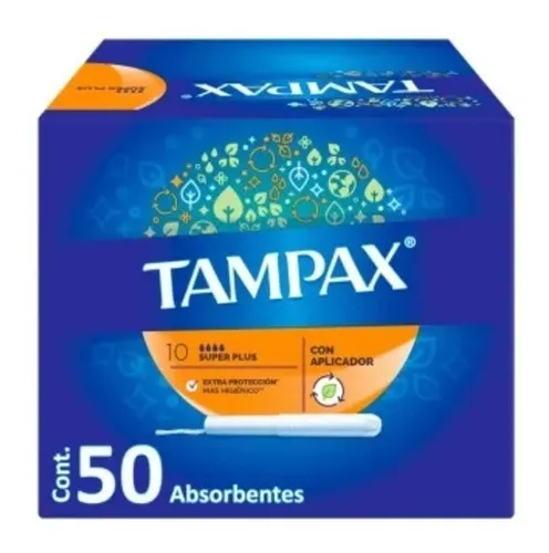 Tampón Tampax Super Plus Jumbo Con Aplicador 50 U | MercadoLibre Tampón Tampax Super Plus Jumbo Con Aplicador 50 U | MercadoLibre
