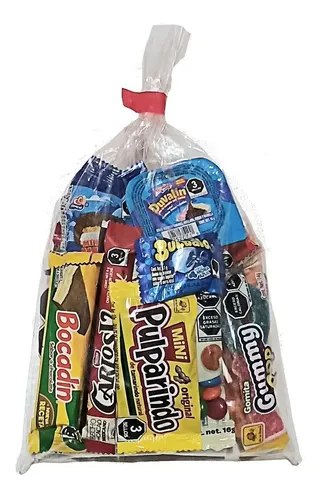 Paquete De 25 Bolsas De Dulces, Bolos O Aguinaldos. | Meses sin interés