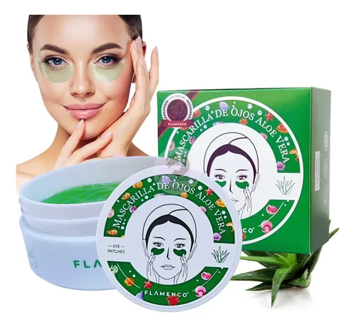 60 Parches Anti Ojeras Máscara Hidratante De Aloe Vera Cuotas Sin Interés