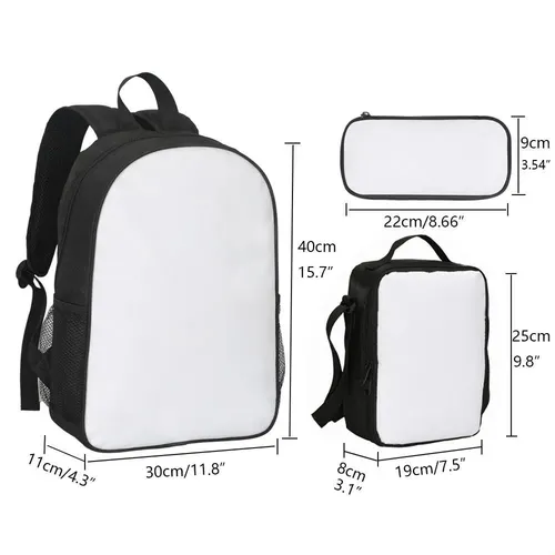 Set De Mochila Casual De 3 Piezas De Dibujos Animados De Dib | Meses ...