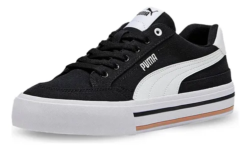 Tenis Casual Puma Para Hombre Court Classic Vulc Fs Negro | Envío gratis