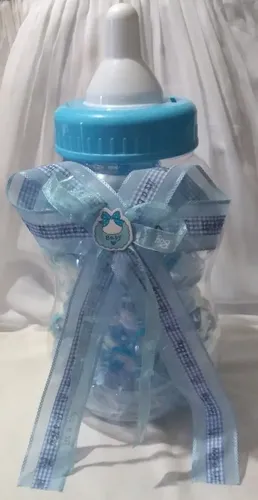 Biberon Gigante Con 20 Biberoncitos Decorados Baby Shower Re | Envío gratis
