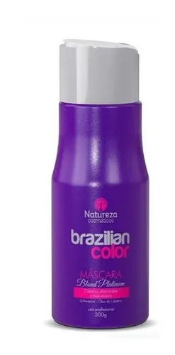 Máscara Matizador Blond Platinum Natureza Cosméticos 300ml Mercadolivre