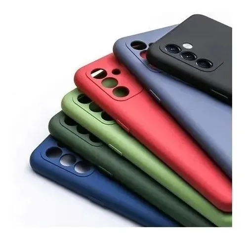 Funda Silicona Para Samsung Silicone Case + Vidrio Templado Funda Silicona Para Samsung Silicone Case + Vidrio Templado