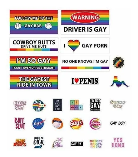 Pegatinas Originales Divertidas Para Parachoques Gay Lgbt P Cuotas