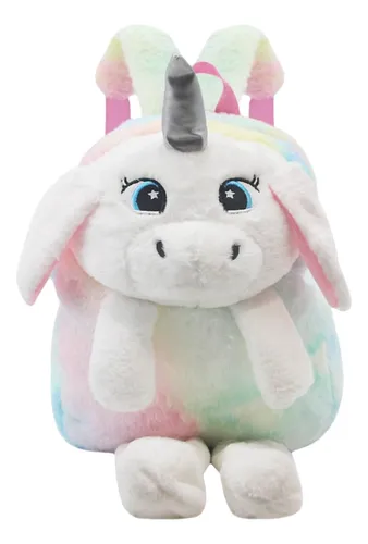 Mochila Peluche Con Movimiento De Orejas Lsyd Color Unicornio ... Mochila Peluche Con Movimiento De Orejas Lsyd Color Unicornio ...