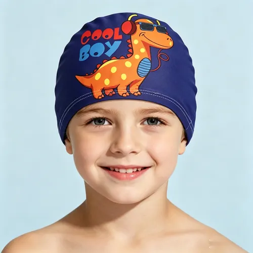Gorra Natación Niños Dinosaurio Musical Estampado | MercadoLibre
