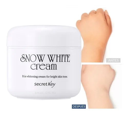 Snow White Crema Aclarante Coreana Para Rostro Original Envío Gratis
