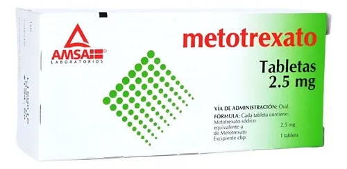 Metotrexato 2 5 Mg Caja Con 50 Tabletas Amsa Envío Gratis