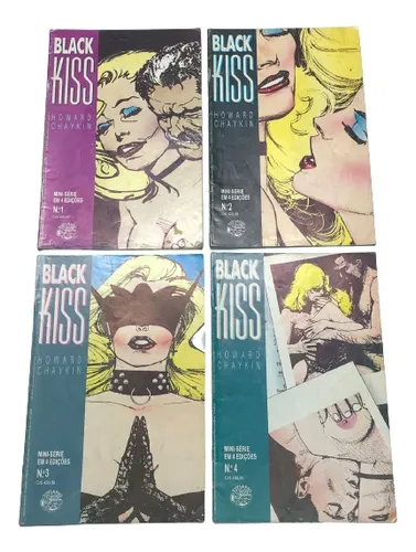 4 Hqs Black Kiss Howard Chaykin Minissérie Completa Mercadolivre