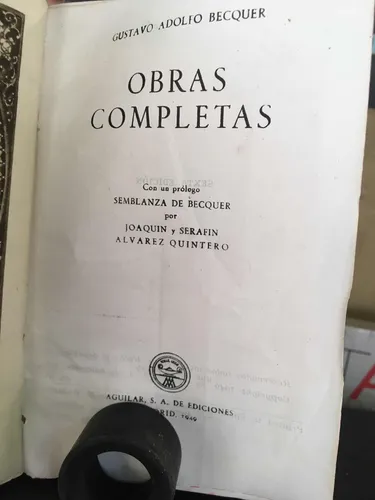 Gustavo Adolfo Bécquer: Obras Completas | MercadoLibre Gustavo Adolfo Bécquer: Obras Completas | MercadoLibre