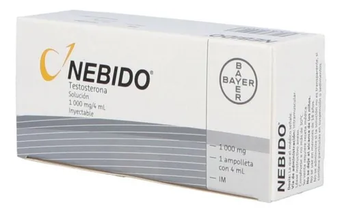 Nebido Solución Inyectable 1000 Mg Caja Con 1 Ampolleta 4 Ml en venta ... Nebido Solución Inyectable 1000 Mg Caja Con 1 Ampolleta 4 Ml en venta ...