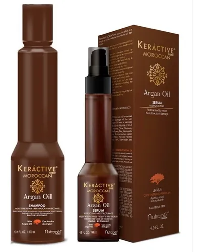 Nutrapel Keráctive Moroccan Argan Oil Shampoo + Serum | Envío gratis Nutrapel Keráctive Moroccan Argan Oil Shampoo + Serum | Envío gratis
