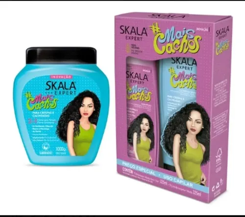 Kit Skala Mais Cachos Shampoo Y Acondicionar + Crema 1 Kg | Cuotas sin ...