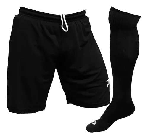Kit Calção Futebol Forrado + Meião Profissional Longo Placar | MercadoLivre