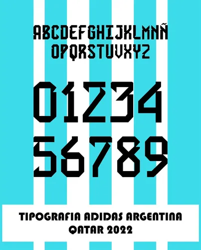Tipografía Oficial Selección Argentina Qatar 2022 en venta en Morón Bs ... Tipografía Oficial Selección Argentina Qatar 2022 en venta en Morón Bs ...