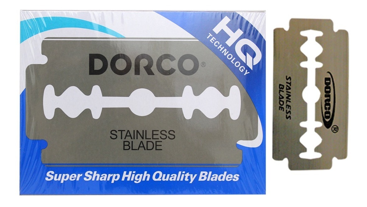 Navajas Dorco Para Afeitar Doble Filo Acero Inoxidable C/100 | Meses ...