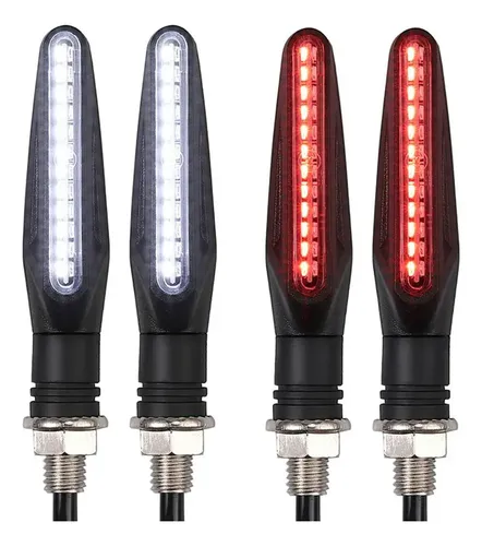 Z Kit 4 Piscas Slim Moto Seta Led Sequencial Universal Drl | MercadoLivre