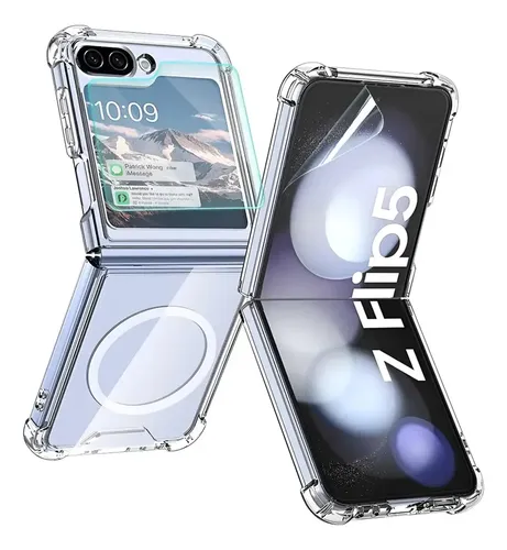 Funda Case Transparente Magsafe Para Samsung Galaxy Z Flip 3 4 5 6 7 ...