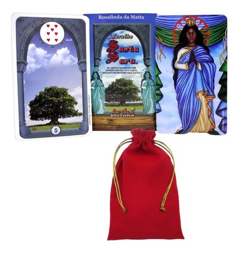 Baralho Tarot Cigano Santa Sara 36 Cartas Saquinho