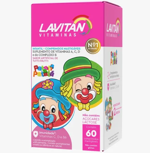 Suplemento en comprimidos masticables Cimed Vitamina Kids Lavitan ... Suplemento en comprimidos masticables Cimed Vitamina Kids Lavitan ...