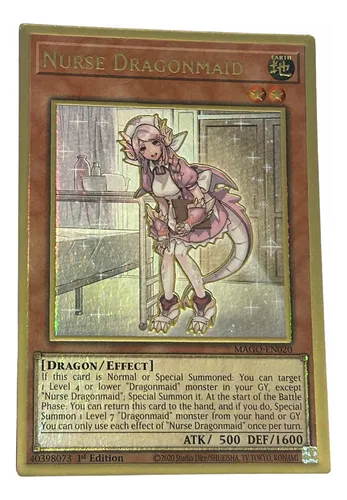 Yu Gi Oh Nurse Dragonmaid Gold Mercadolibre