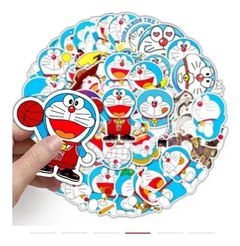 Stickers Gato Doraemon Pegatinas Decorativa 52 Und Anime Cuotas Sin Interés