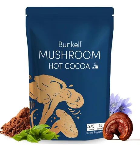 Cogumelo Hot Cocoa Bunkell Com Reishi, L-teanina, Melatonina | Frete grátis