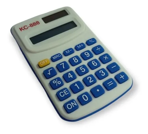 Calculadora De Bolsillo Kc-888 Solar Colegio Casa 8 Digitos | Mercadolibre
