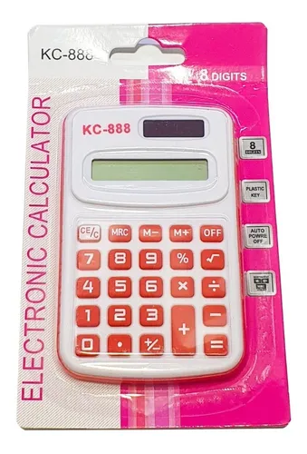 Calculadora Pequeña 8 Digitos Kc-888 | Cuotas Sin Interés
