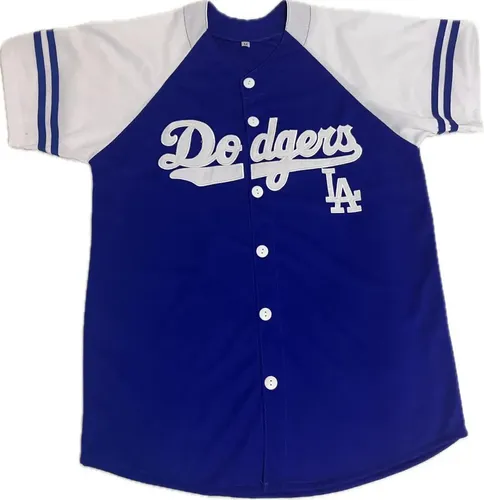 Jersey Beisbol Dodgers Azul Bordado | Envío gratis
