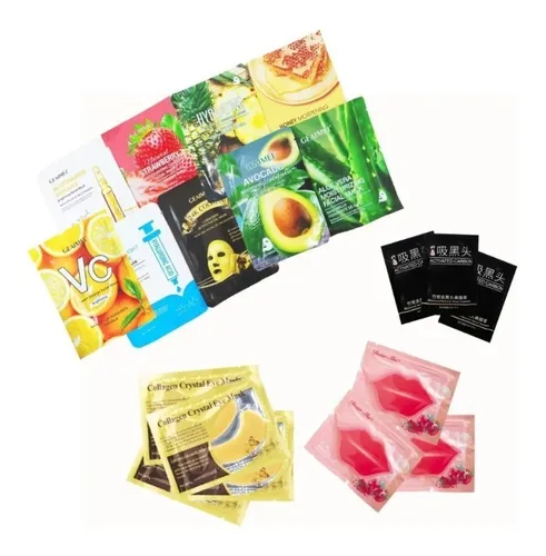 Mascarillas Coreanas Hidratantes Mix Variedad 100 Pz Mayoreo Meses