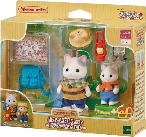 Sylvanian Families Exploracion Gatos Latte Ternurines Calico Envío Gratis