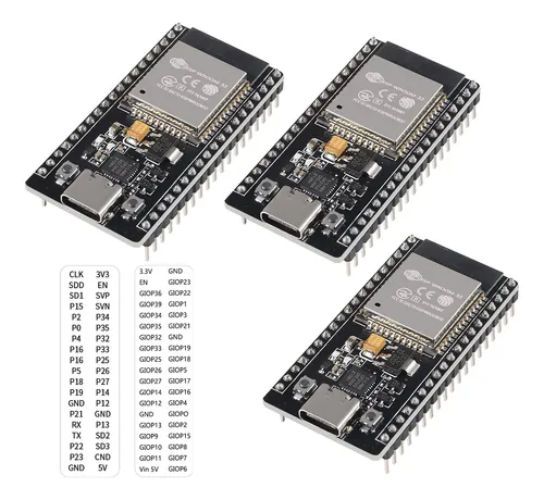 3 Piezas Esp32 Placa De Desarrollo Wifi + Microcontrolador . | Envío gratis 3 Piezas Esp32 Placa De Desarrollo Wifi + Microcontrolador . | Envío gratis