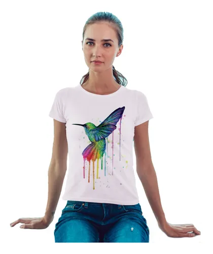Playera Colibrí Colores Cuotas Sin Interés
